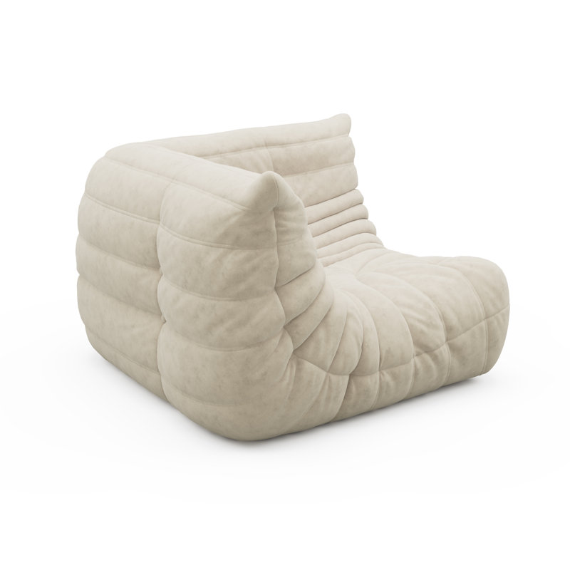 Furgle Large Faux Leather Bean Bag Lounger And Reviews Wayfair